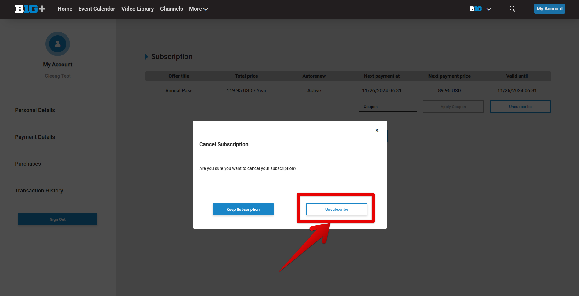 How do I cancel my B1G+ subscription? – B1G+