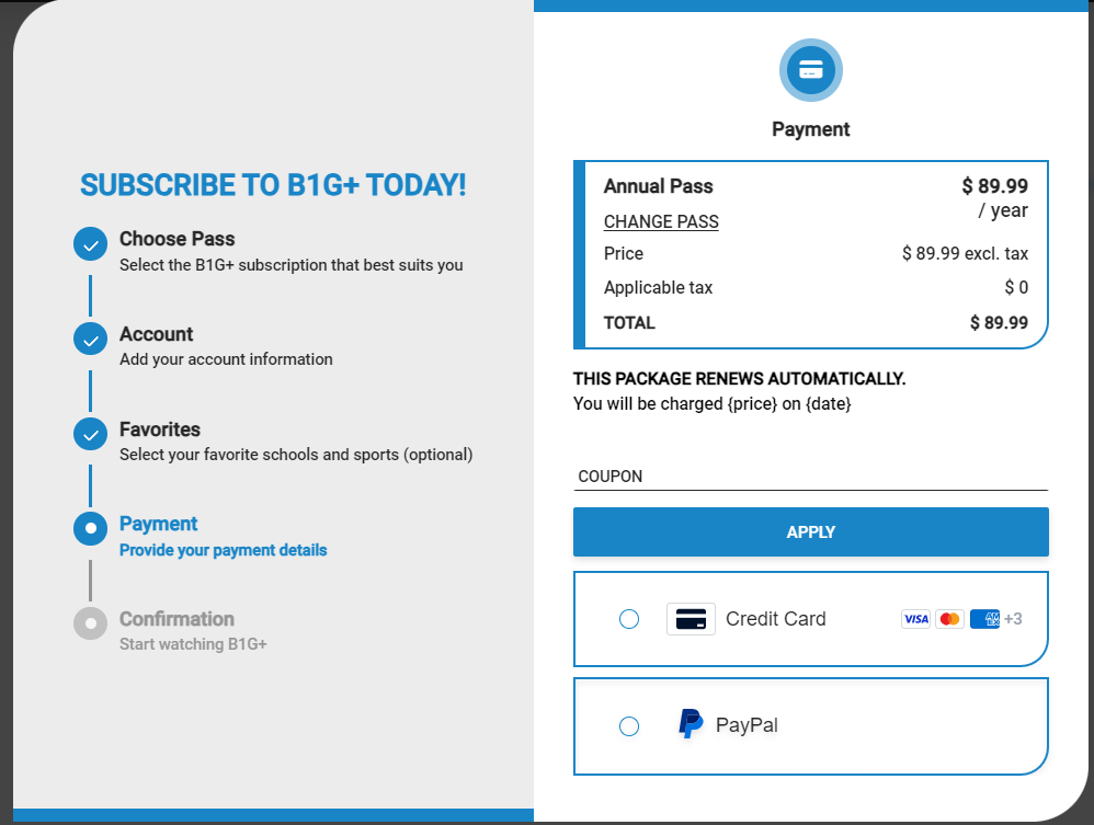 How to redeem a coupon code – B1G+